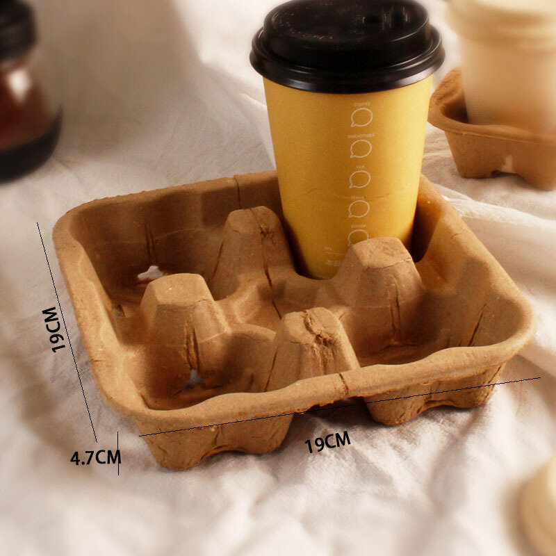 Одноразовые бумажные подставки для чашек с молоком, кофе, бумажные подставки, однослойные, двухслойные, четырехслойные, рвущиеся, упаковка для выноса напитков