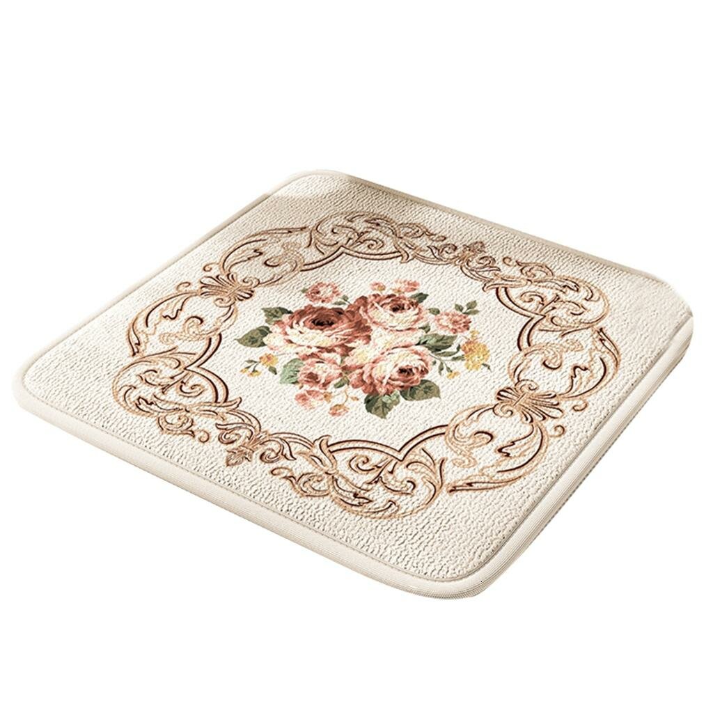 Сидушка из пеноматериала с цветочным рисунком и нескользящим дном, Стиль 1 - 2