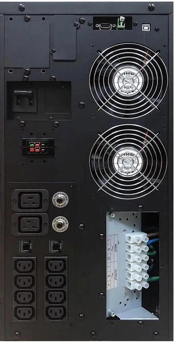 ИБП Powercom MACAN MAC-10K черный, мощность 10000 ВА / 10000 Вт — фото 1