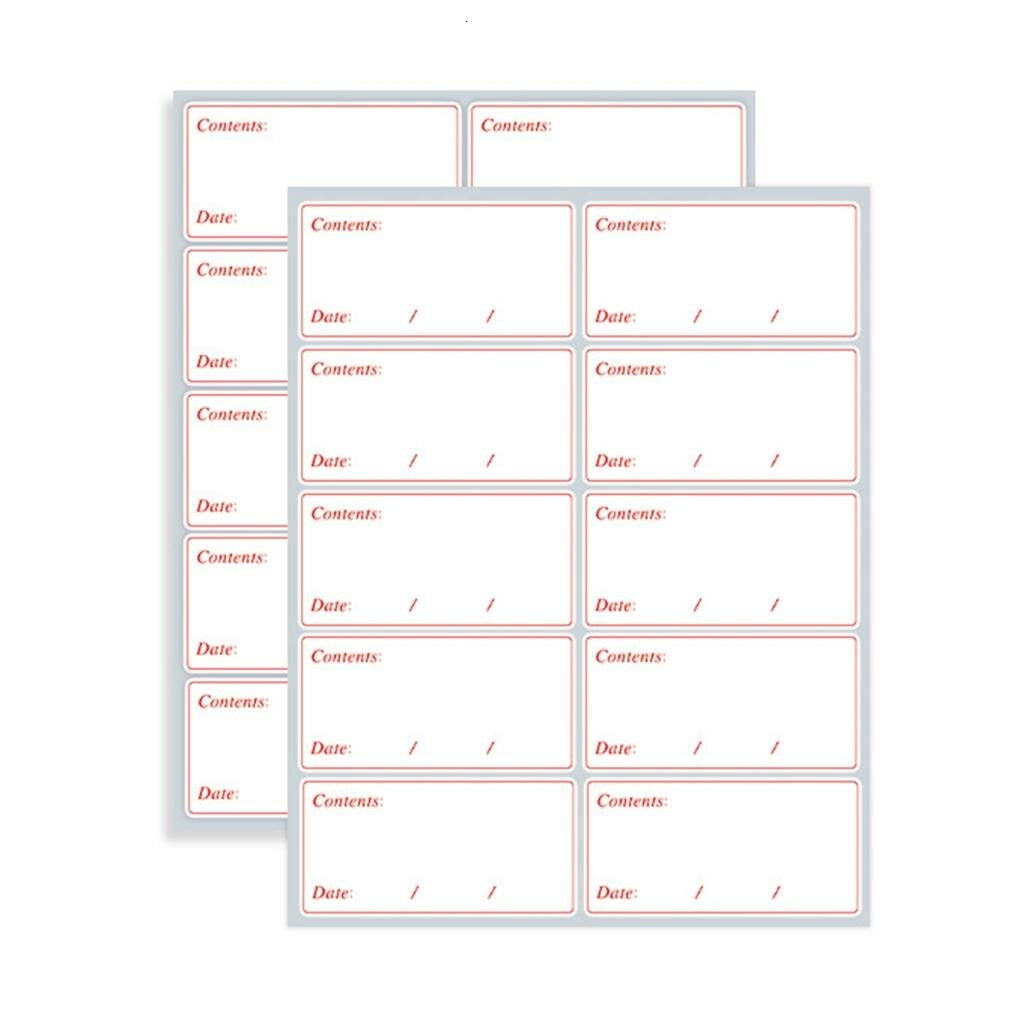 Наклейки на пищевые этикетки с возможностью записи для бутылок, банок, контейнеров