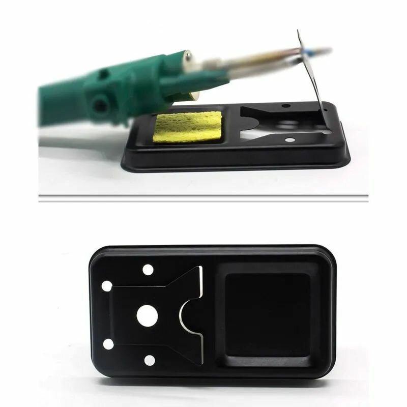 Подставка-держатель для электрического паяльника с очищающей губкой, аксессуары сварки