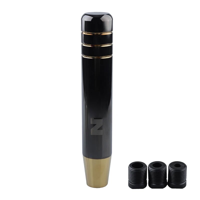 Универсальный JDM стиль 13 см 18 см автомобильная механическая коробка передач алюминиевый рычаг переключения передач ручка переключения передач с адаптерами автомобильные аксессуары 18cm N With Logo