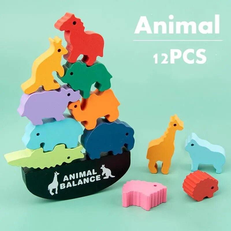 Деревянные Балансировочные блоки Toys - Блоки Для Укладки