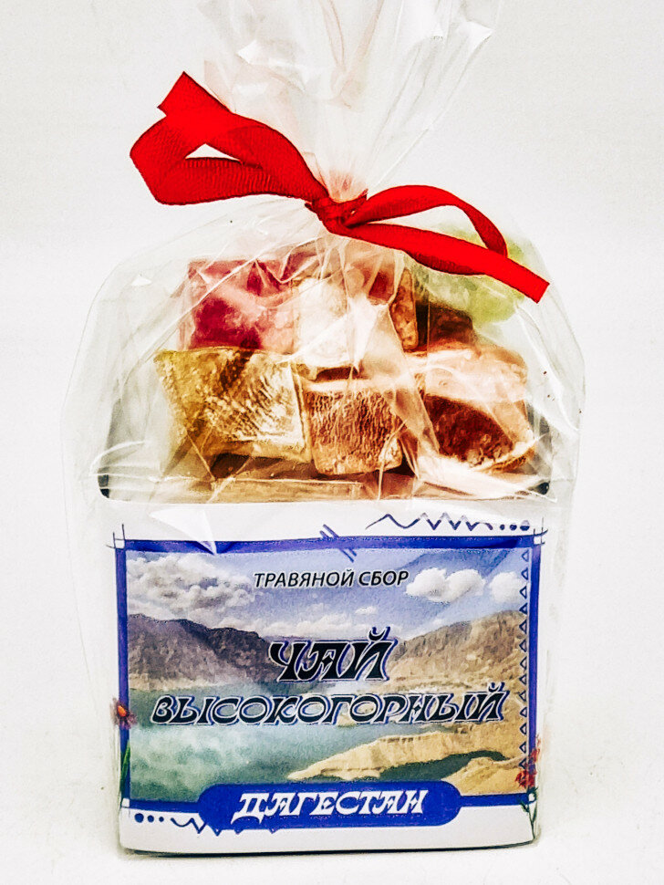 Краснополянский чай "Высокогорный" 40гр +лукум 50гр Дагестан