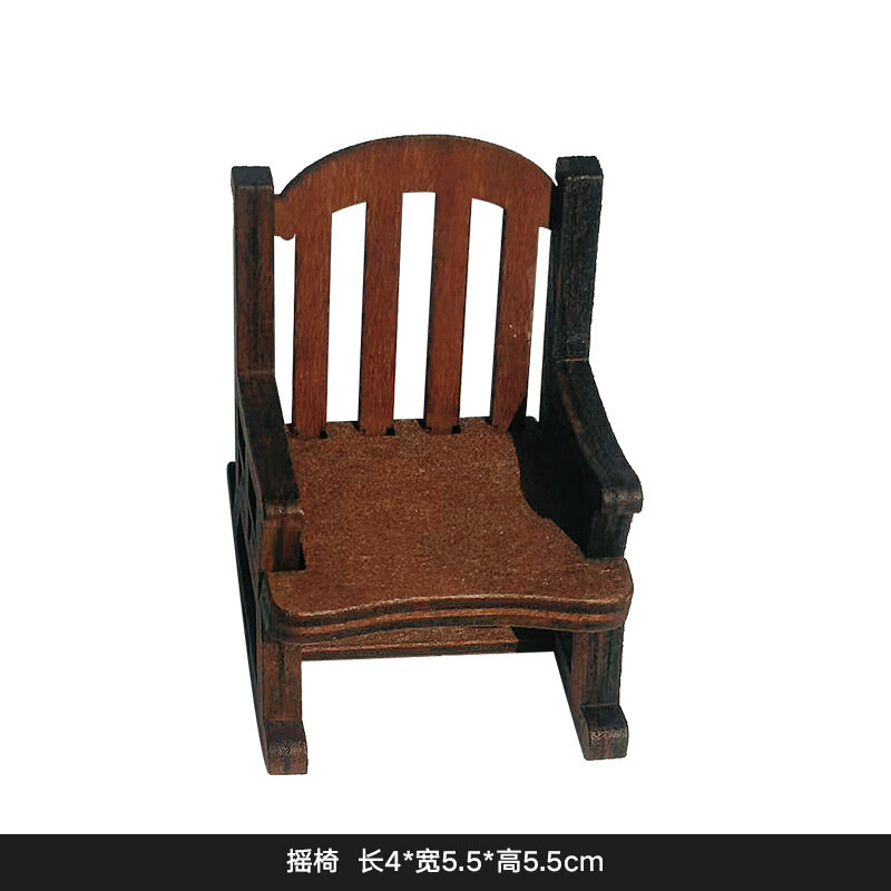 Кресло-качалка в виде лягушки, милый ручной работы орнамент для дома, настольный очаровательный автомобиль, DIY, модный маленький орнамент из смолы