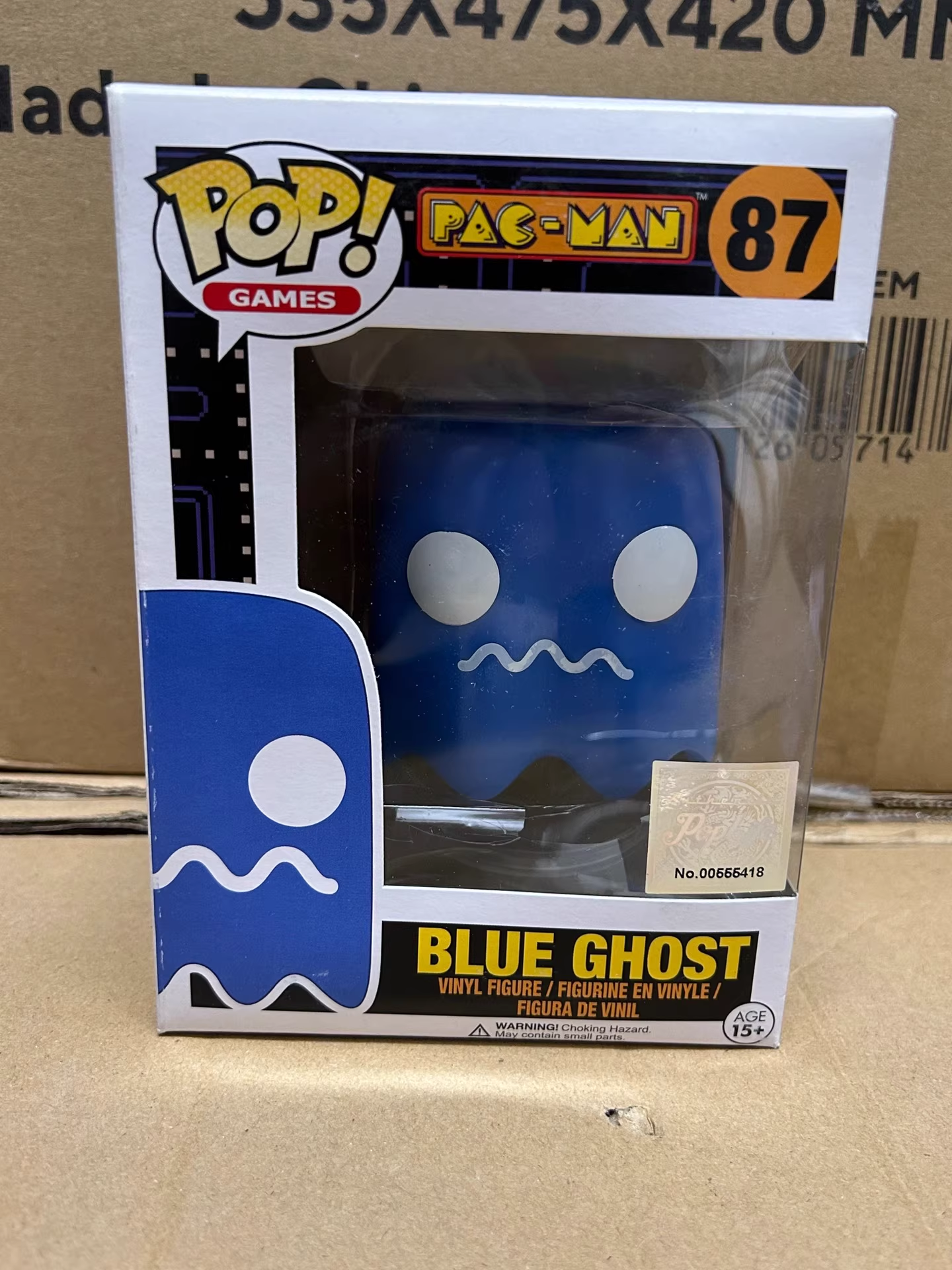 Фигурка ! PAC-MAN Blue Ghost №87 — вариант синего призрака из PAC-MAN