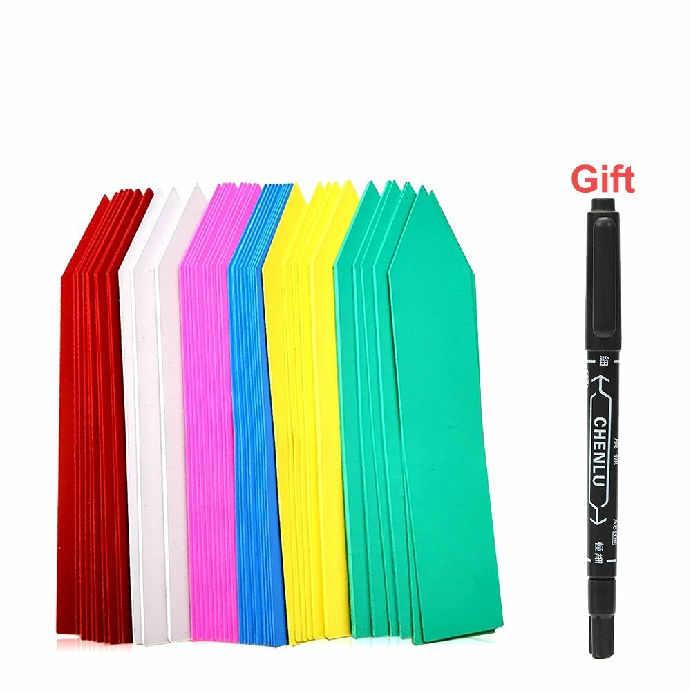 Пластиковые этикетки для растений 60 шт.