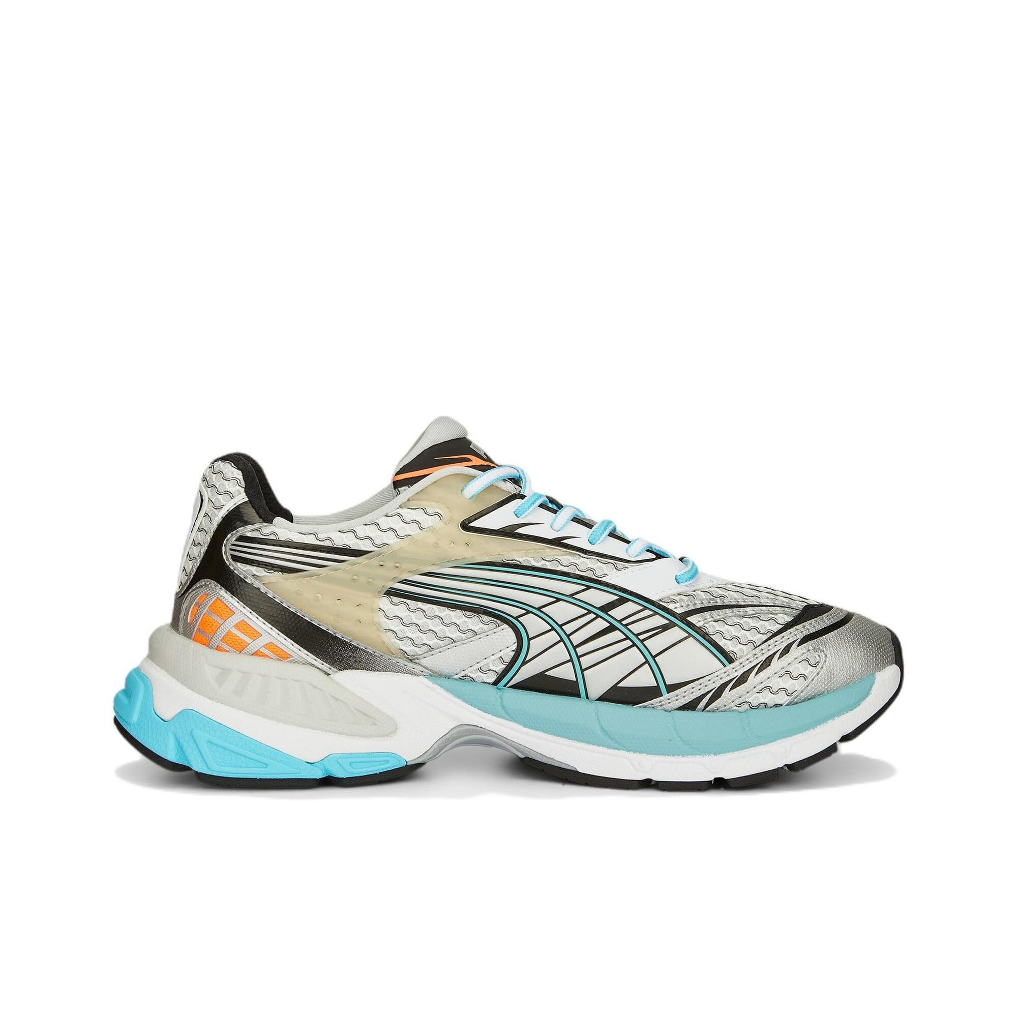Кеды PUMA Velophasis, размер EU 40 стопа (25.5CM), белый/серебристый — фото 1