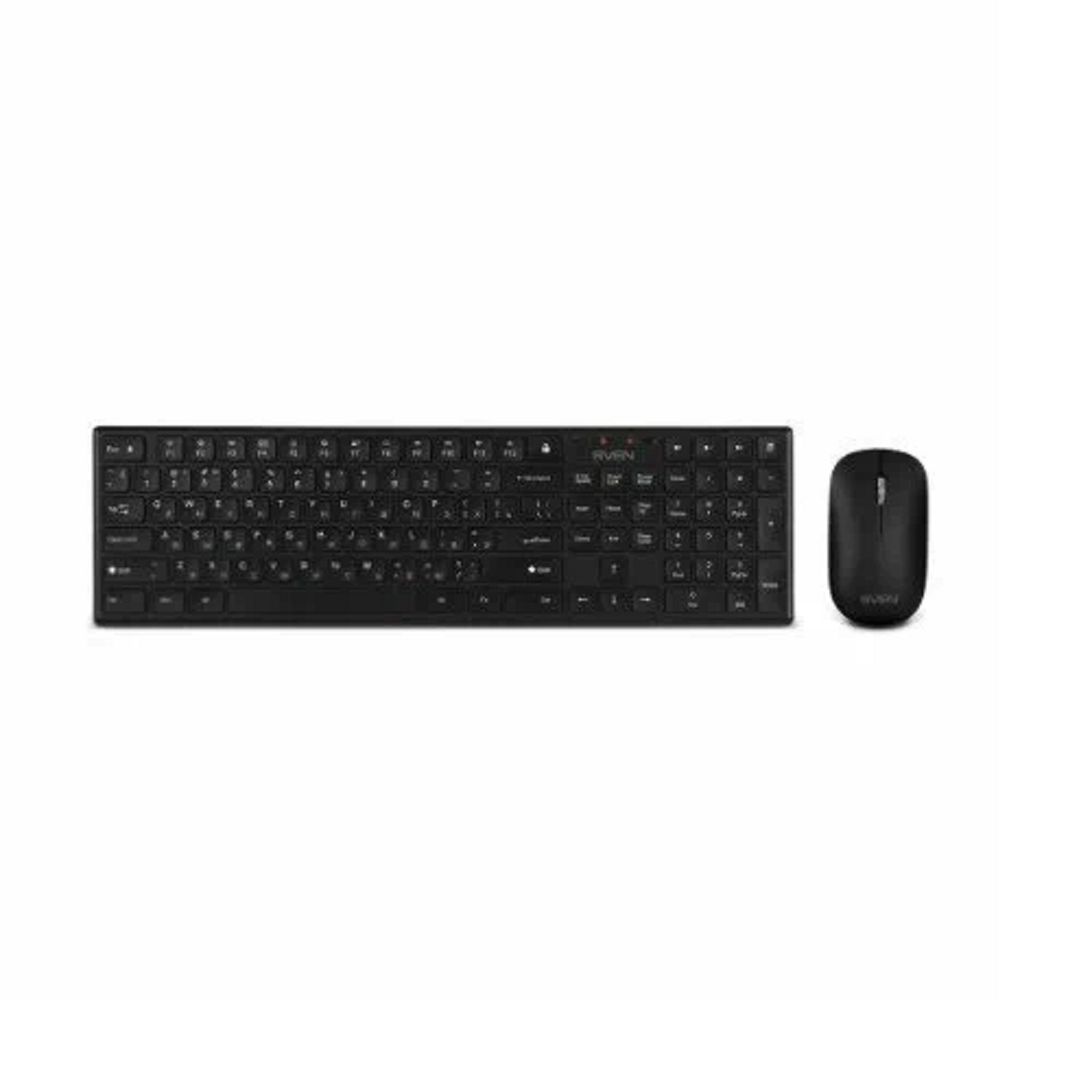 Клавиатура и мышь Wireless Sven KB-C2550W SV-021672 чёрные, тип клавиш ножничный (109 кл,12Fn, 1000DPI, 2+1 кл.)