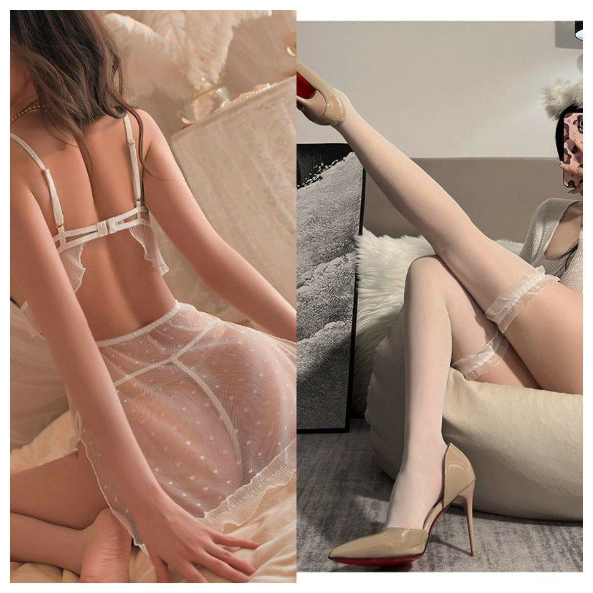 Соблазнительное ночное платье Ripple Lingerie, увеличивающее грудь, соблазнительное платье с бретелями, прозрачный наряд без необходимости снимать