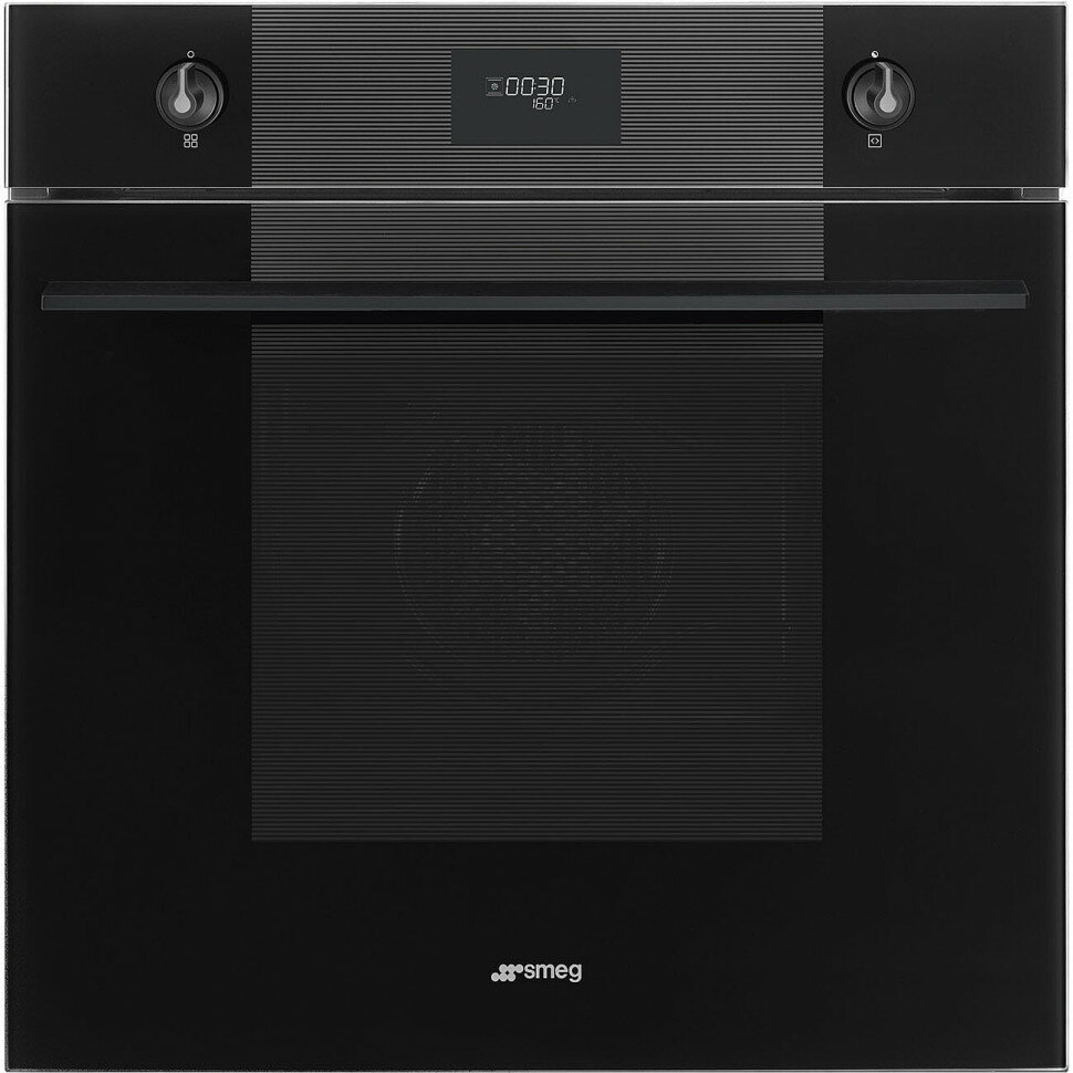 Встраиваемый духовой шкаф Smeg SF6101TB3RU, черное стекло, 10 режимов