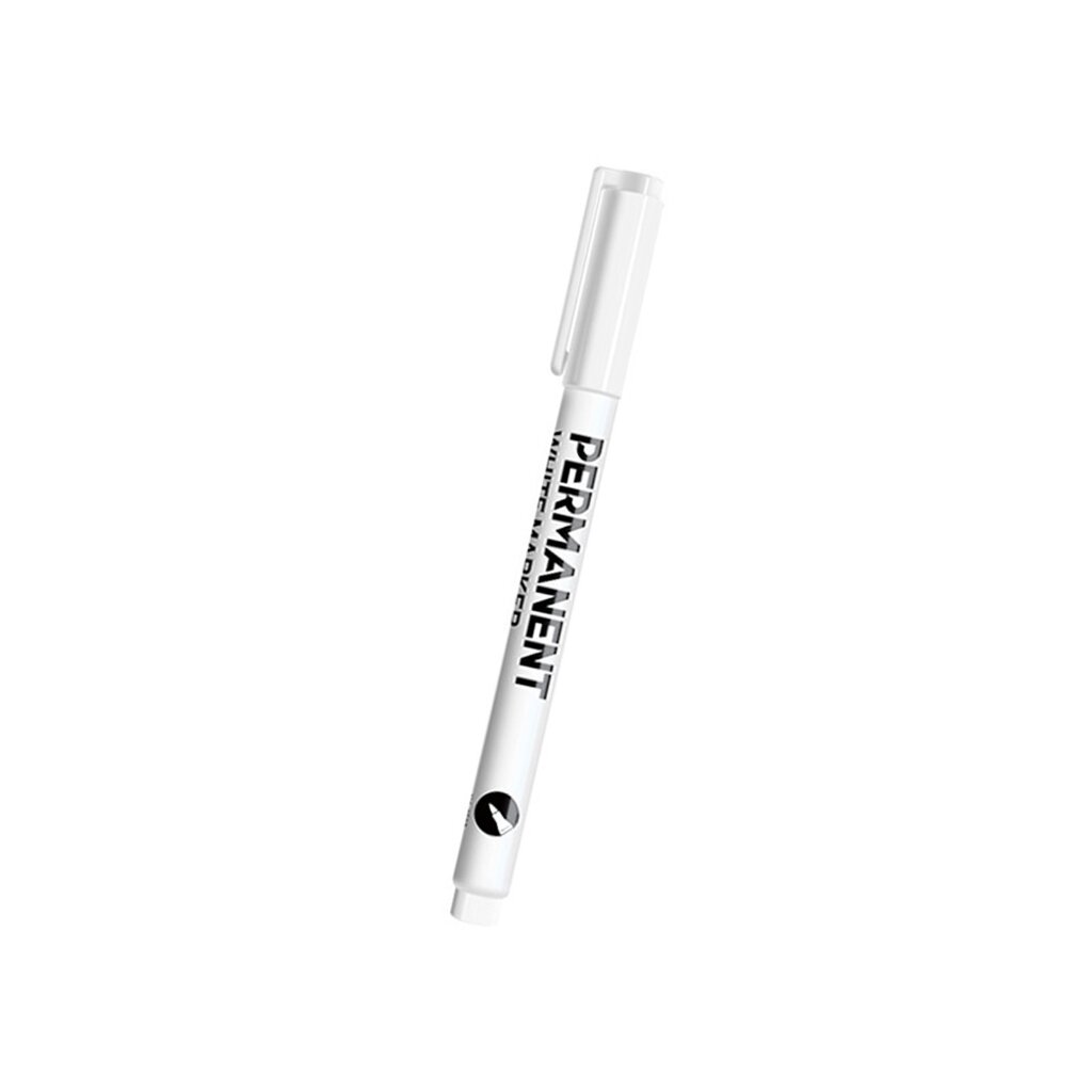 Белый Перманентный Маркер с Наконечником 2 мм Для Рисования на Бумаге, Коже, Дереве, Металле, Стекле