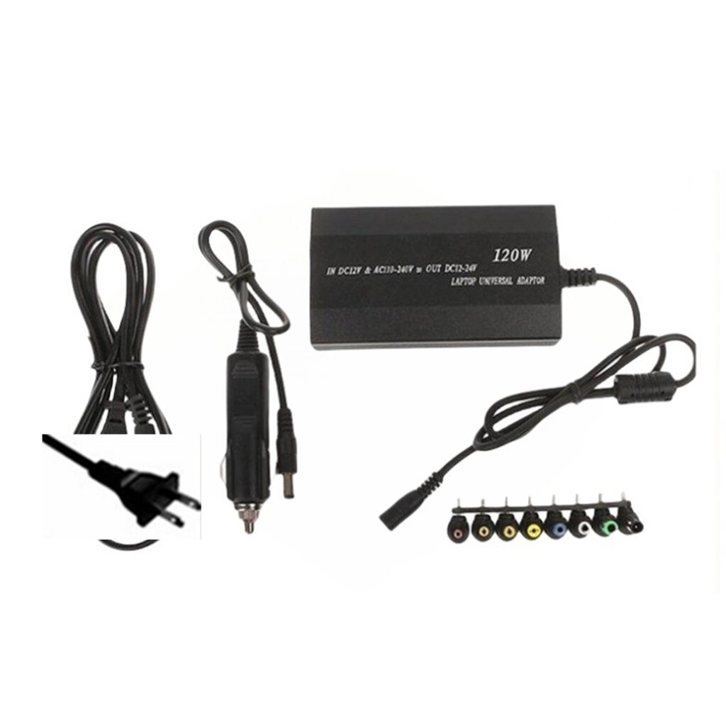 Универсальное зарядное устройство для ноутбуков Автомобильные адаптеры питания с регулируемым напряжением 12 ~ 24 В
