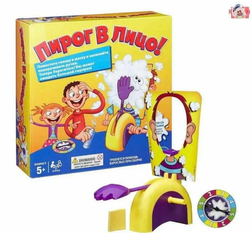 Игра настольная "Пирог в лицо".