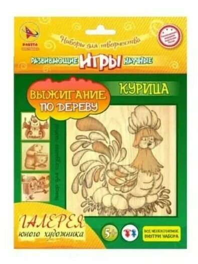 Набор для выжигания и рисования "Курица"
