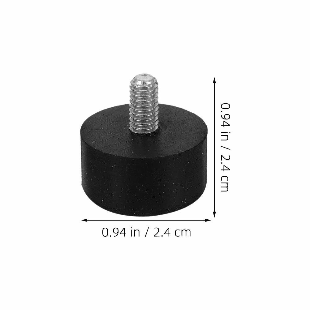 Регулируемые мебельные ножки с резьбой м6 из резины для устранения качания 12 шт-