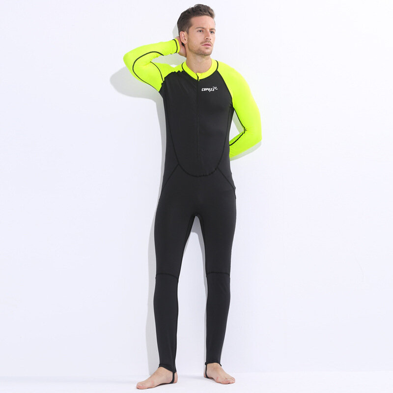 2026COPOZZ Комплект для дайвинга для мужчин и женщин, длинный рукав, защитный костюм от солнца, купальник для снорклинга, женский костюм для серфинга, быстросохнущий стиль для пар