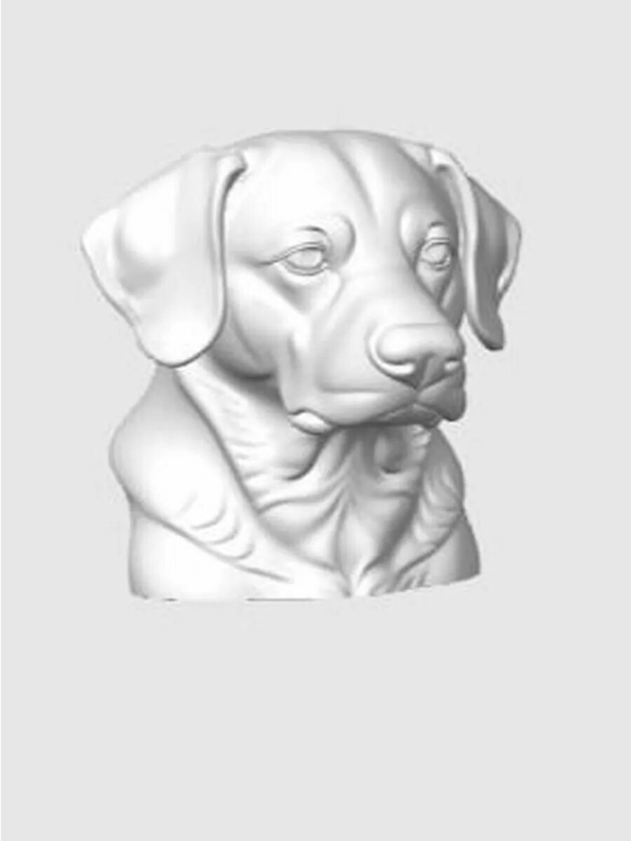 Статуэтка собаки-горная собака из Энтлебухера (10см, белый)