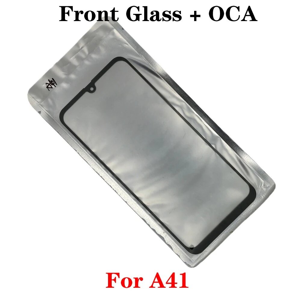 Для Samsung A21 A22 A24 A31 A40 A41 A51 A52 A53 A60 A70 A70s A72 A73 4G 5G Сенсорный экран Внешняя стеклянная передняя панель ЖК-дисплея с OCA