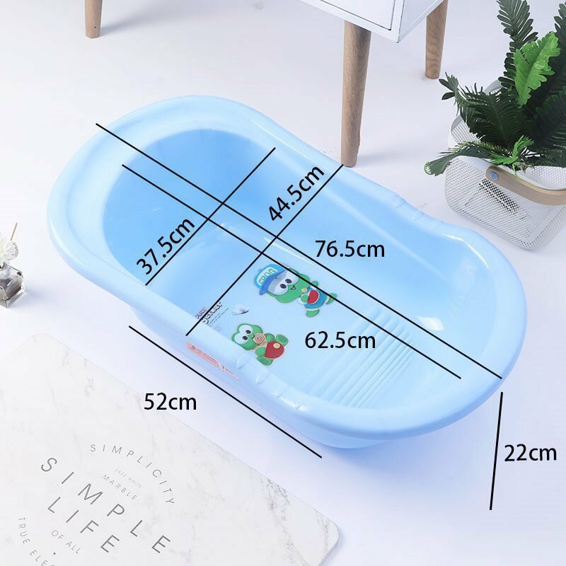 Детская ванночка для купания новорожденных, утолщенная, большая, для дома, дети могут сидеть и лежать, новая ванночка