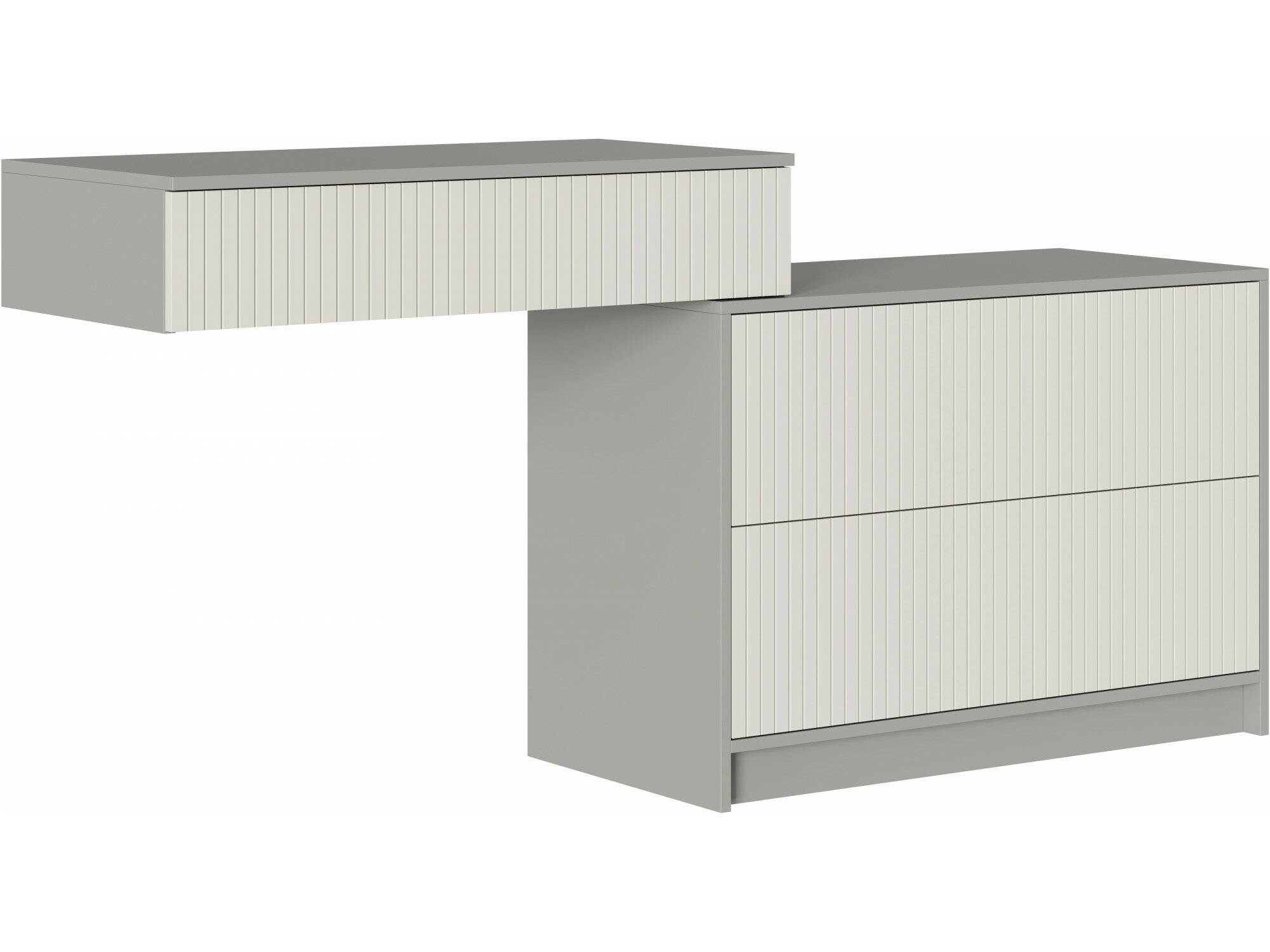 Комод-консоль, с фасадами МДФ, 1530х450х835, современный стиль