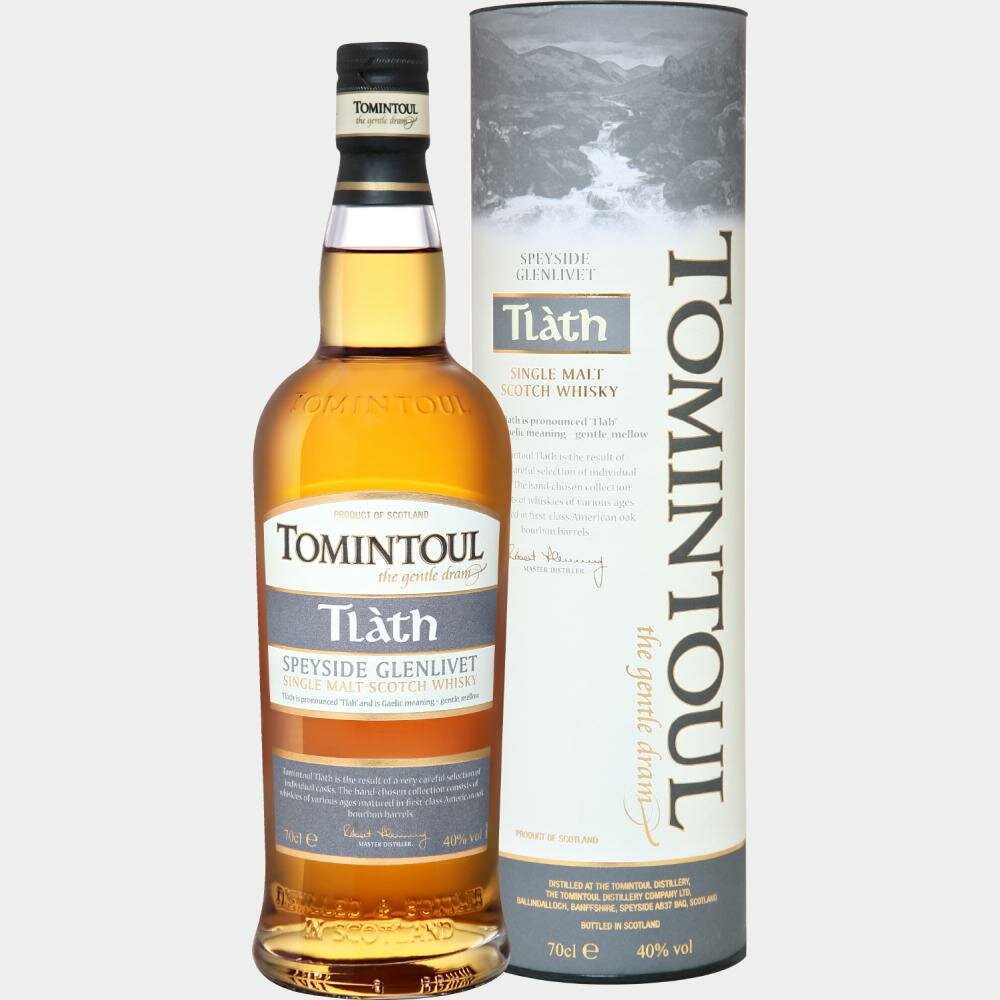 Tomintoul Tlath Speyside Glenlivet Single Malt Scotch Whisky (gift box)