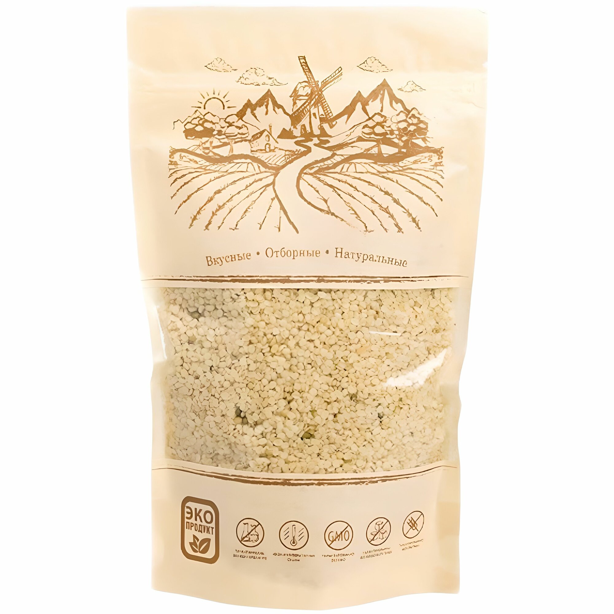 Смесь ядра конопли и семян белого кунжута, для салатов, смузи, белковых коктейлей 500г