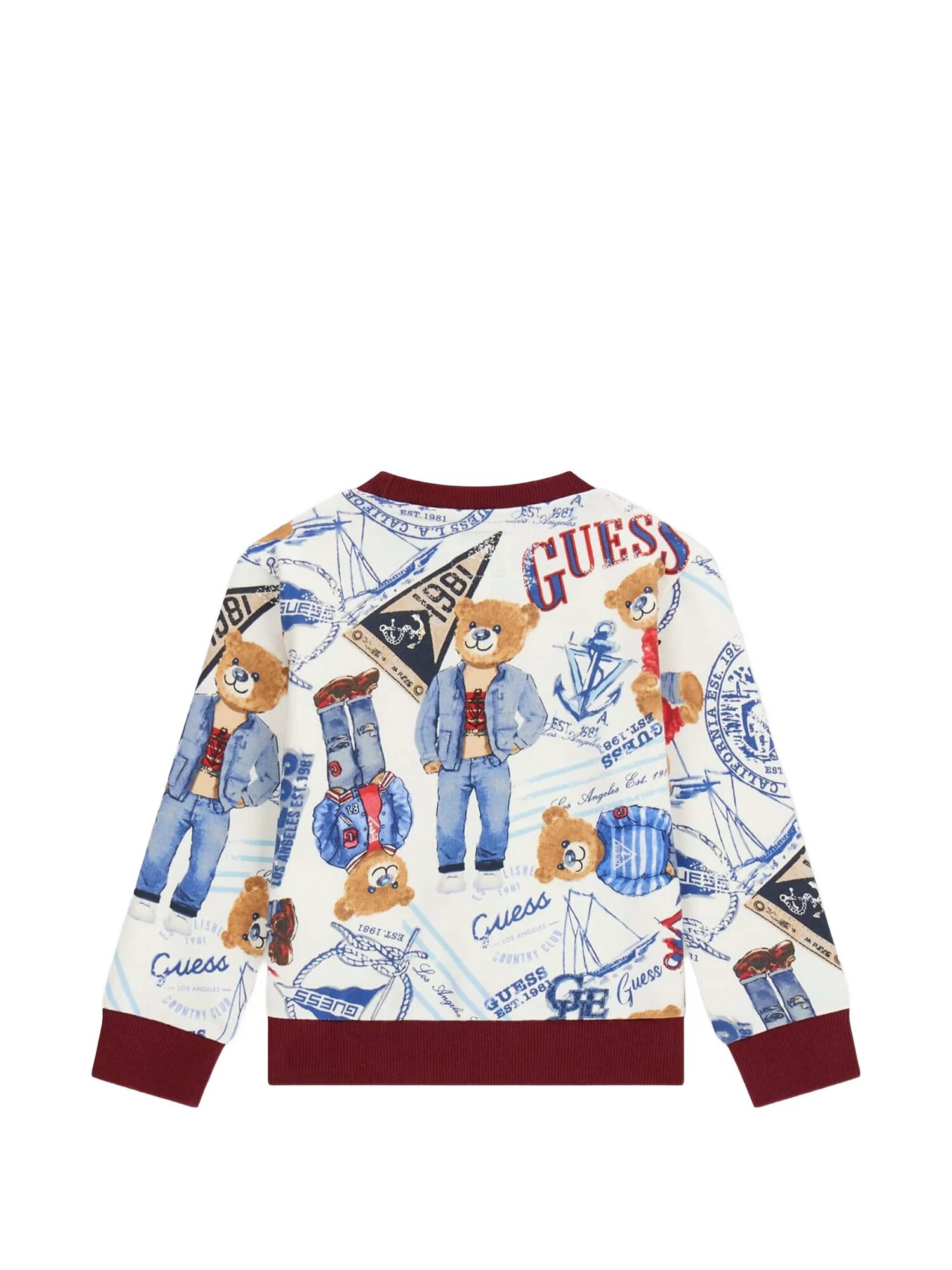 Толстовка GUESS, размер 3 yrs, белый — фото 1