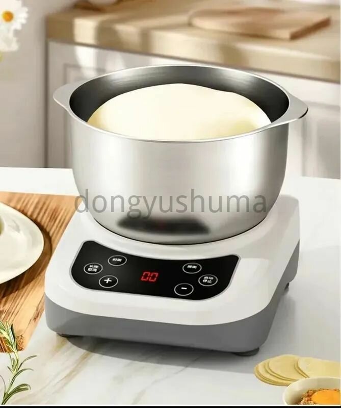 Тестомес 2-в-1 для приготовления дрожжевого теста с подогревом/стационарного типа для приготовления пиццы и мантов в домашних условиях/ручной многофункциональный кухонный комбайн объемом 9 литров