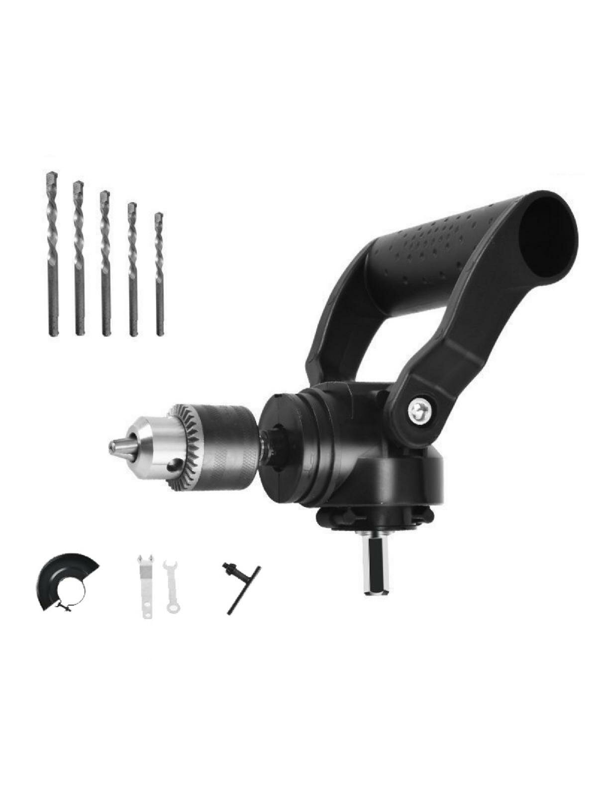 Угловая универсальная отвертка с большой ручкой, угловая токарная дрель