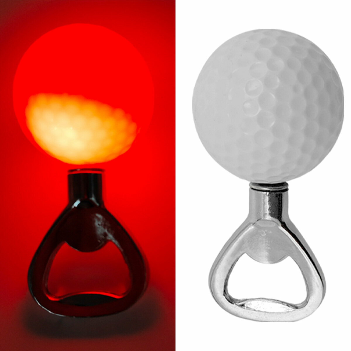 Кросс-бордерный новый сплавный гольф-стоппер для вина, светодиодный светящийся открыватель для пивных бутылок, креативный Т-образный открыватель для красного вина