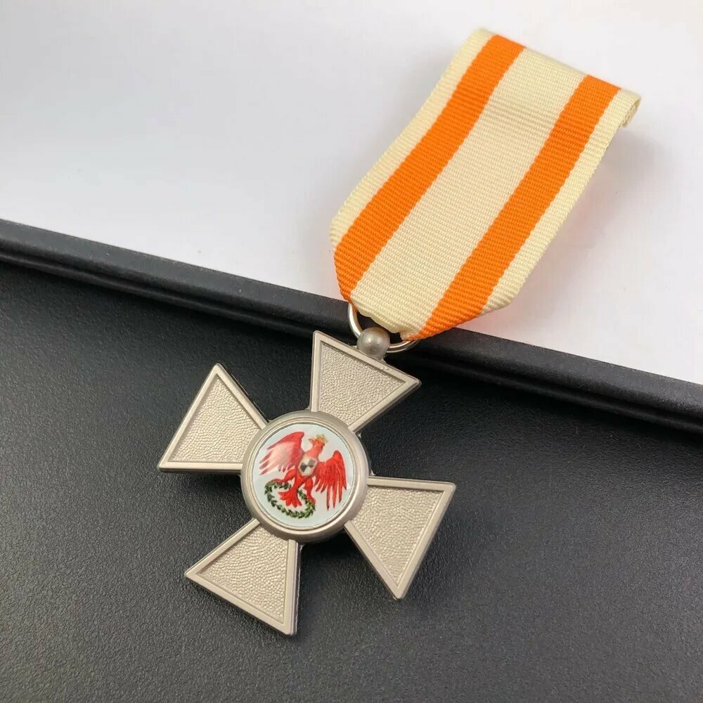 Крест ордена красного орла цинковый значок подарок