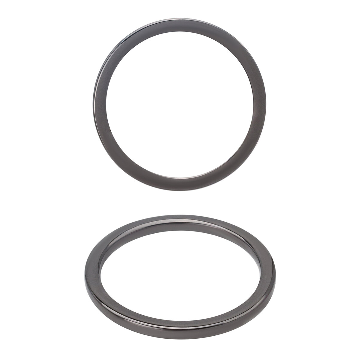 Кольца для сумок, диаметр 25 мм, литые, цвет черный никель, 10 штук