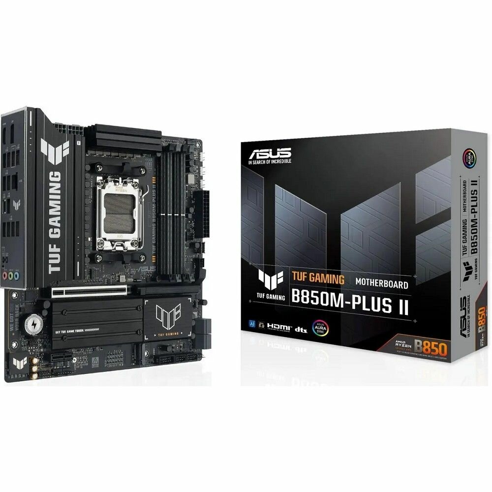 ASUS Материнская плата TUF GAMING B850M - PLUS II Socket AM5 4хDDR V 3хM.2