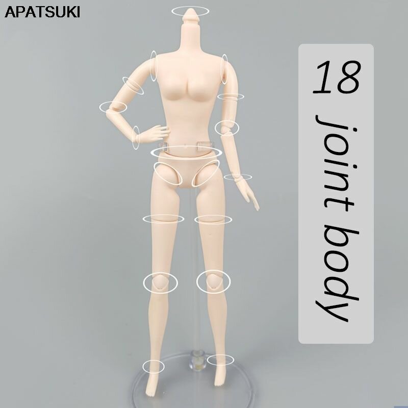 Мода 18 шарнирных подвижных обнаженных тел для 11,5-дюймовой куклы