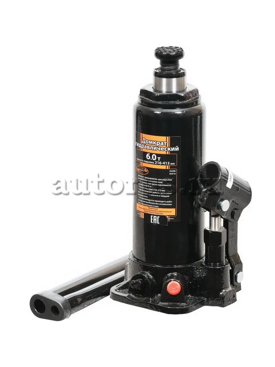 Домкрат гидр. 6.0т, 216-413 мм