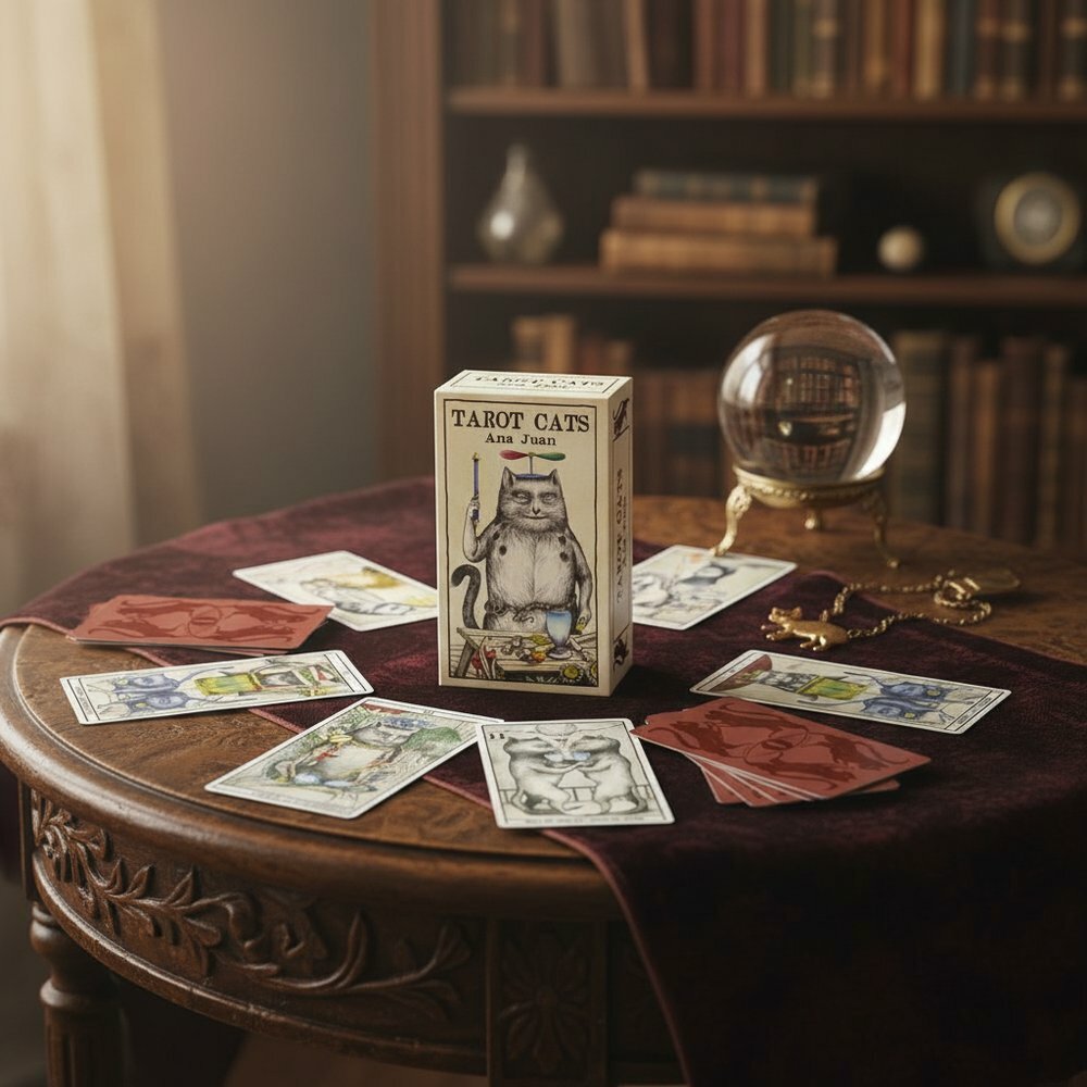 Карты Таро "Fournier - Tarot Cats by Ana Juan" Fournier / Колода Котов от Аны Хуан 63471 Fournier