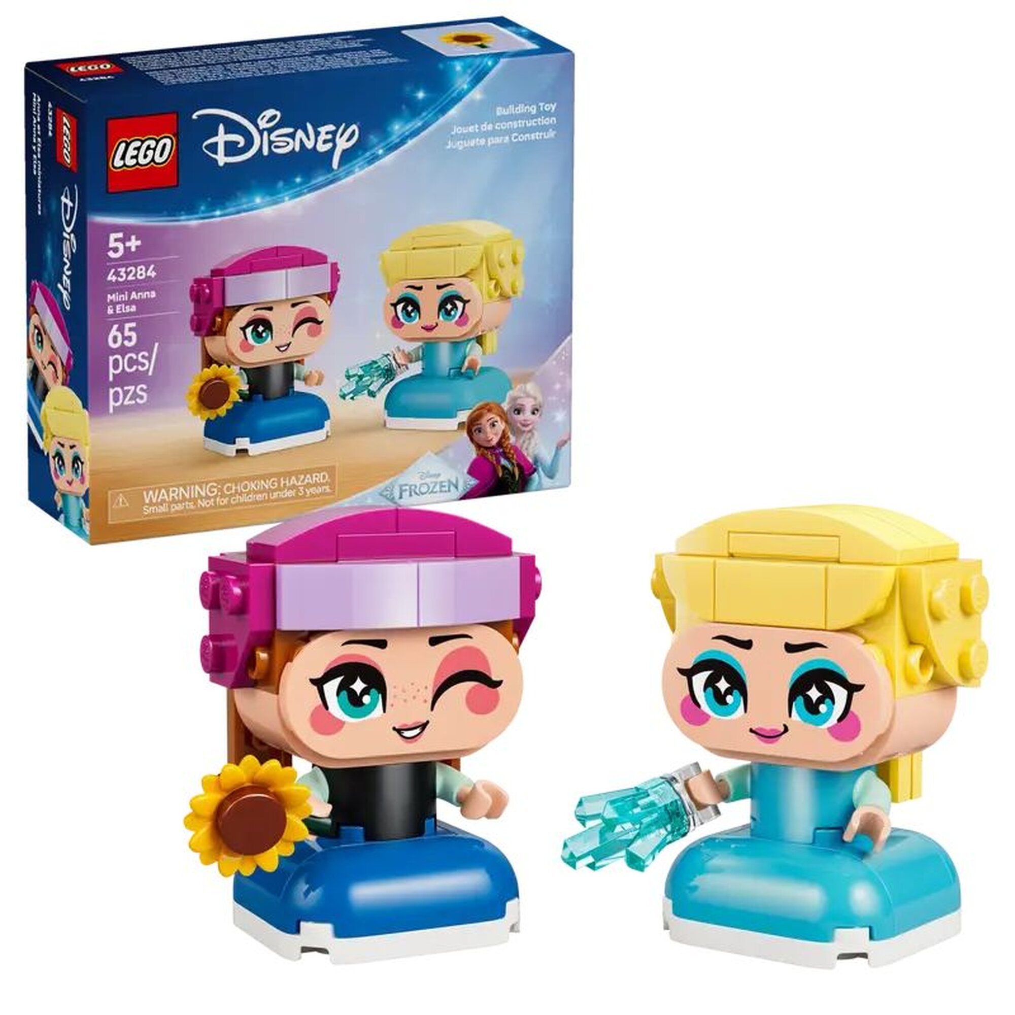 Конструктор LEGO DISNEY - Холодное сердце: маленькие Анна и Эльза, 65 эл. - Лего Дисней 43284