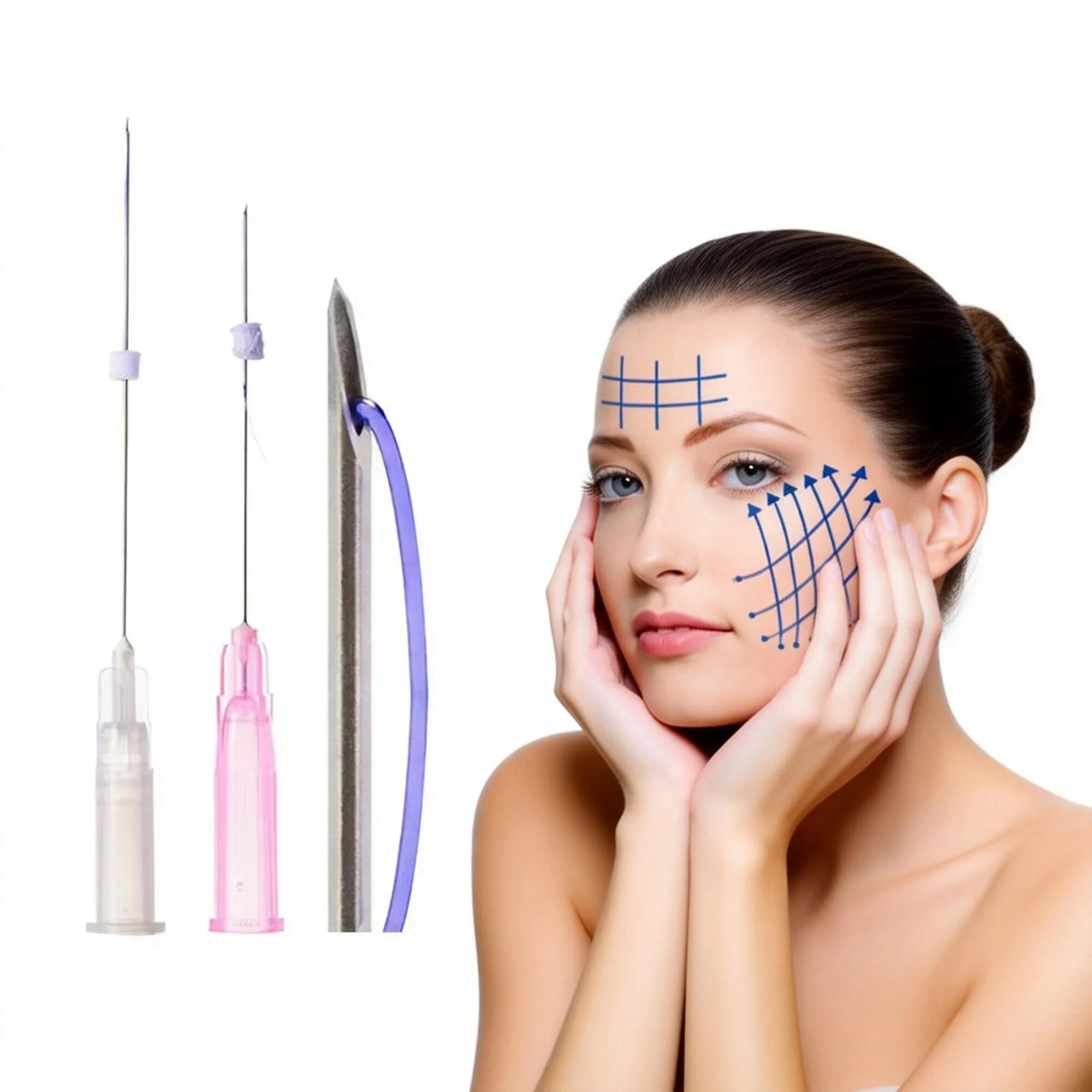 PDO мононити для лифтинга 50 шт. mono 30g25mm