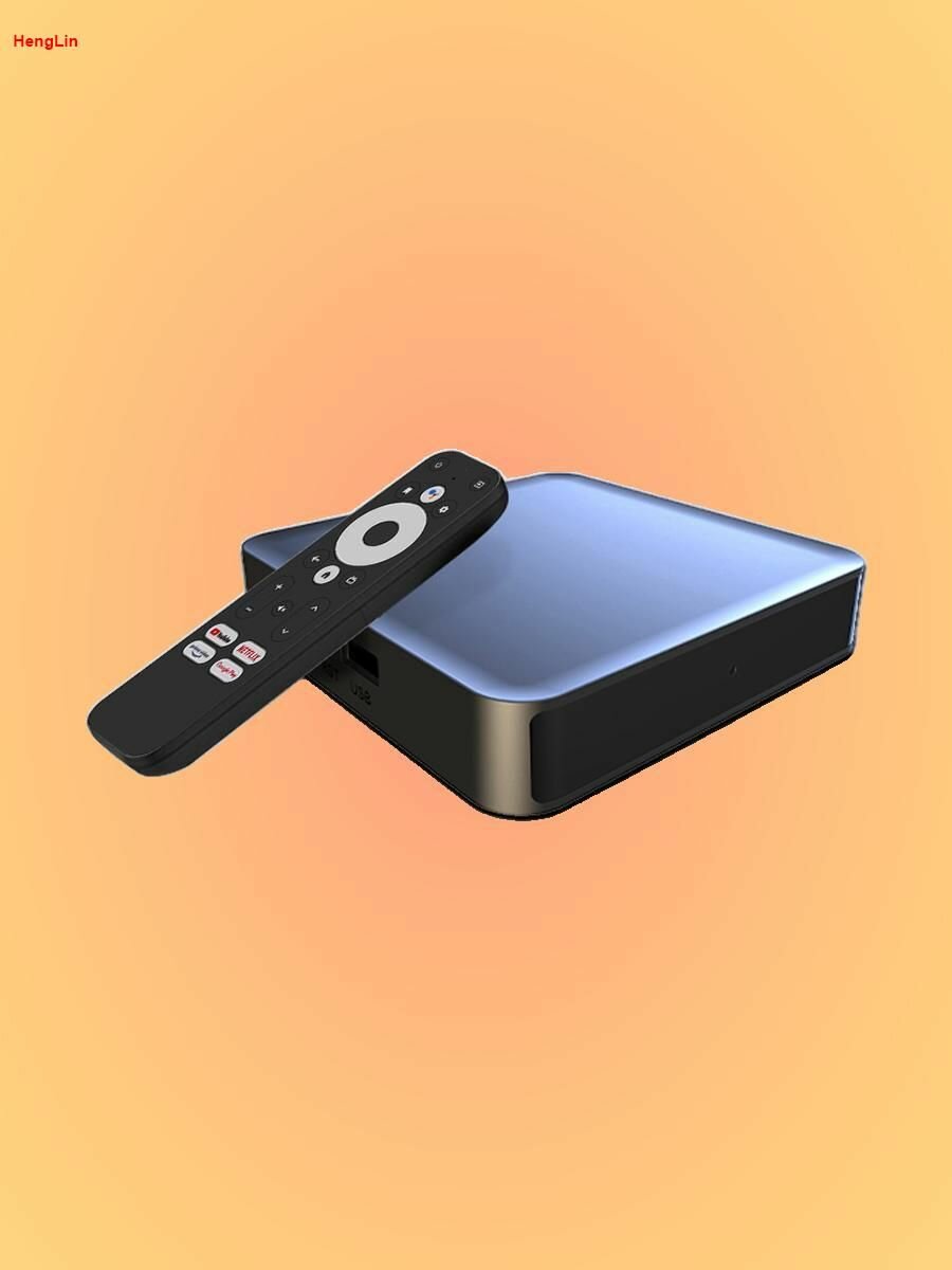 Смарт ТВ приставка для телевизора DCOLOR GD2 2/32G Android 12 Amlogic S905Y4-B, медиаплеер для цифрового ТВ с пультом. Игровая приставка