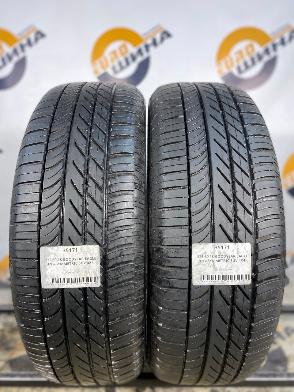 Шины Goodyear Eagle F1 Asymmetric SUV 4x4 235/60R18 103V