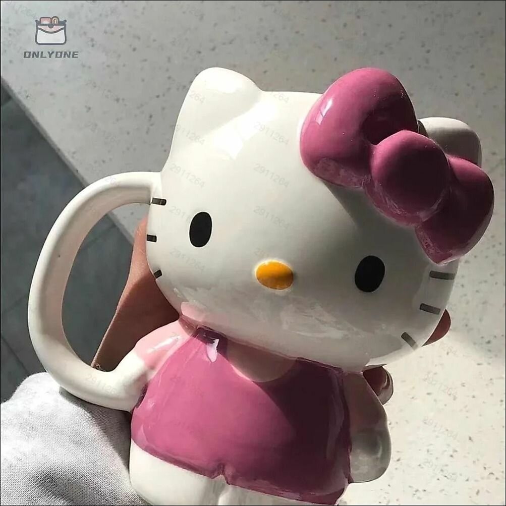 Кружка Hello Kitty 480 мл, керамическая, мультяшный дизайн, подарок
