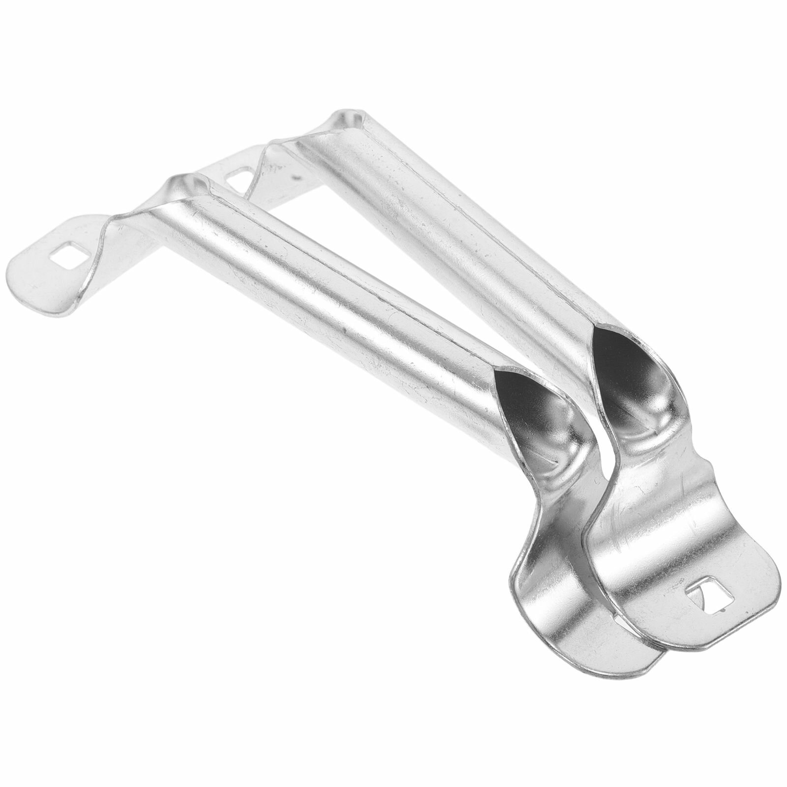 Прочная железная ручка для роллетной двери гаража, серебристая, для хранения, 2 шт