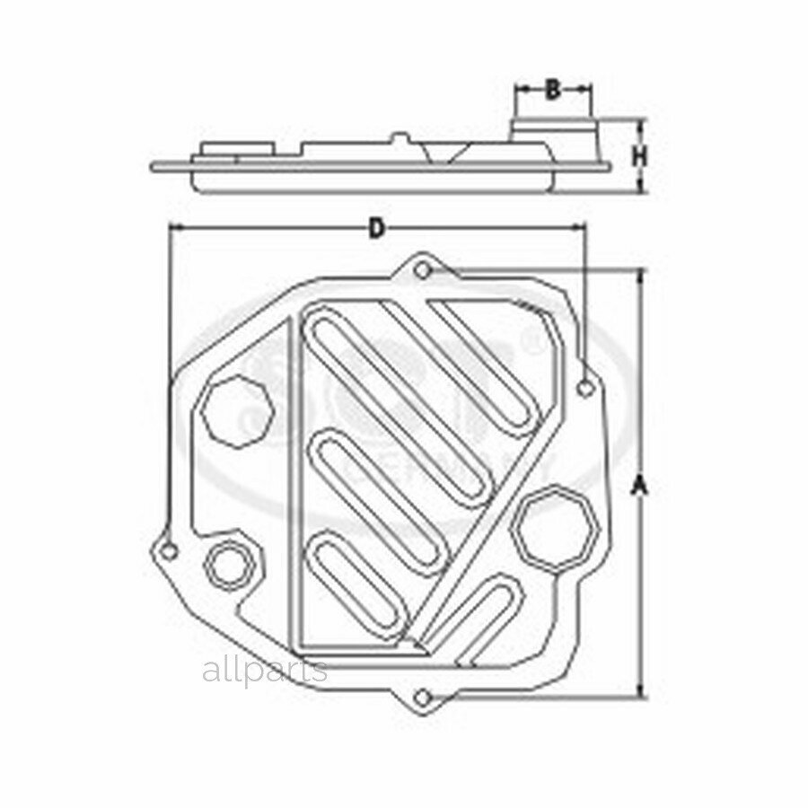 SCT GERMANY SG1010 Фильтр АКПП BMW E36/E34/E32/E38