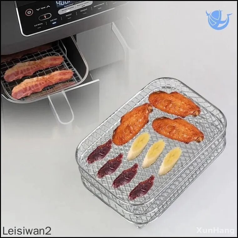 Эксклюзивный комплект из 3 прямоугольных решеток для фритюрниц и аэрогрилей