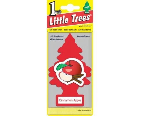 Освежитель (ароматизатор) подвесной картон Car Freshener елочка яблоко с корицей (144)