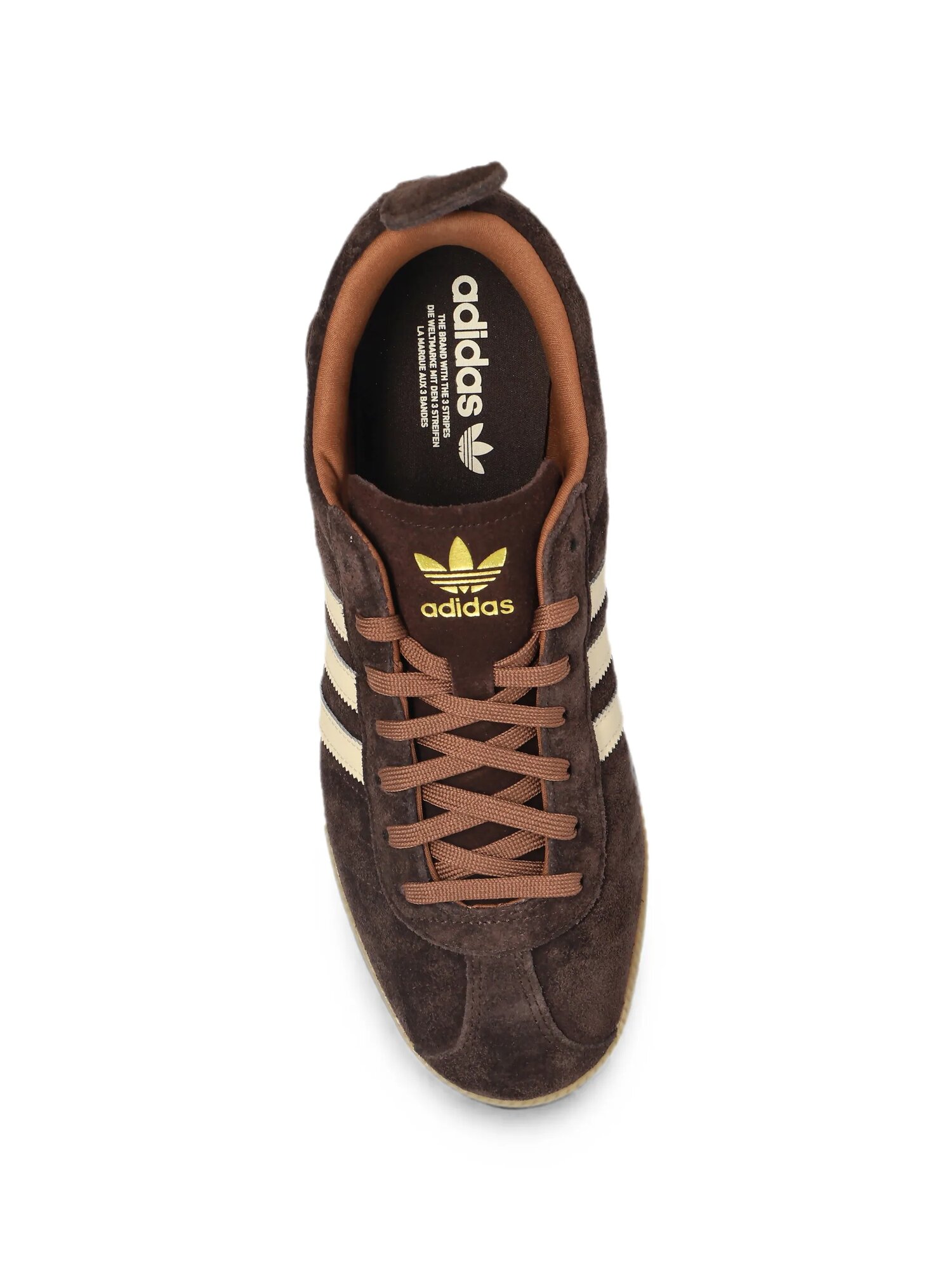 Кроссовки adidas Samba 62 Super, размер 12.5 US, коричневый/серый/оранжевый — фото 1