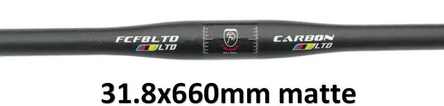 Карбоновый руль FCFB MTB 31,8 мм matte