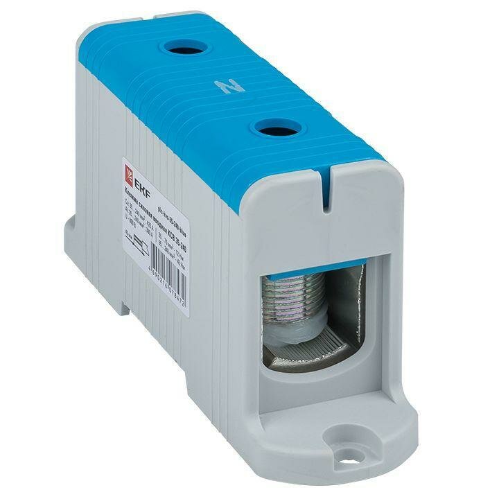 Клемма силовая вводная КСВ 35-240кв. мм син. код plc-kvs-35-240-blue EKF