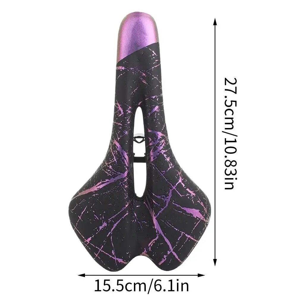 Велосипедное седло фиолетовое 27.5x15.5 см